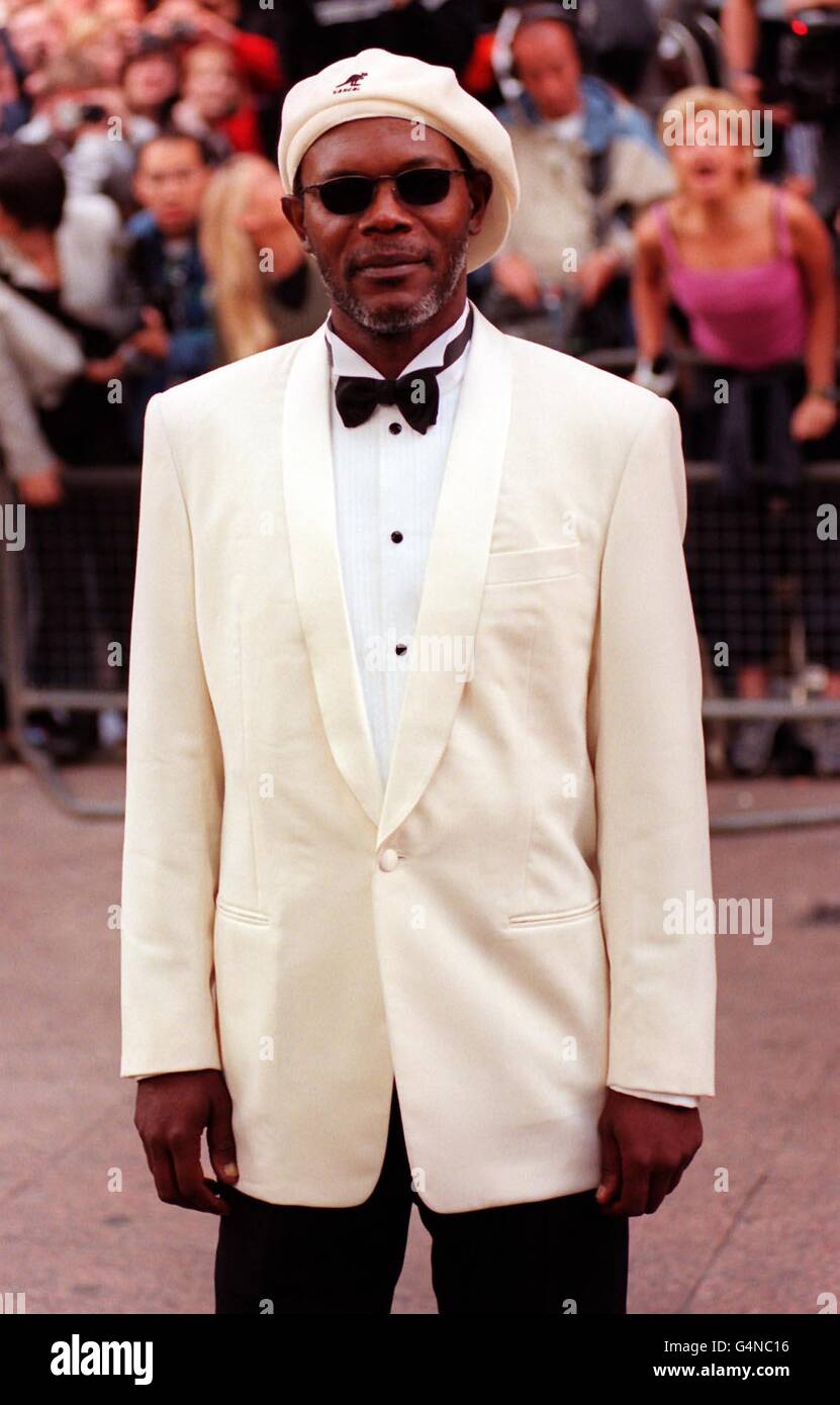 Actor Samuel L. Jackson, who plays a Jedi Master, arriving for the ...