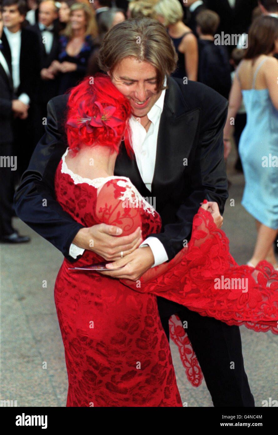 Jonathan Ross and his wife Jane Goldman, arriving for the Royal ...