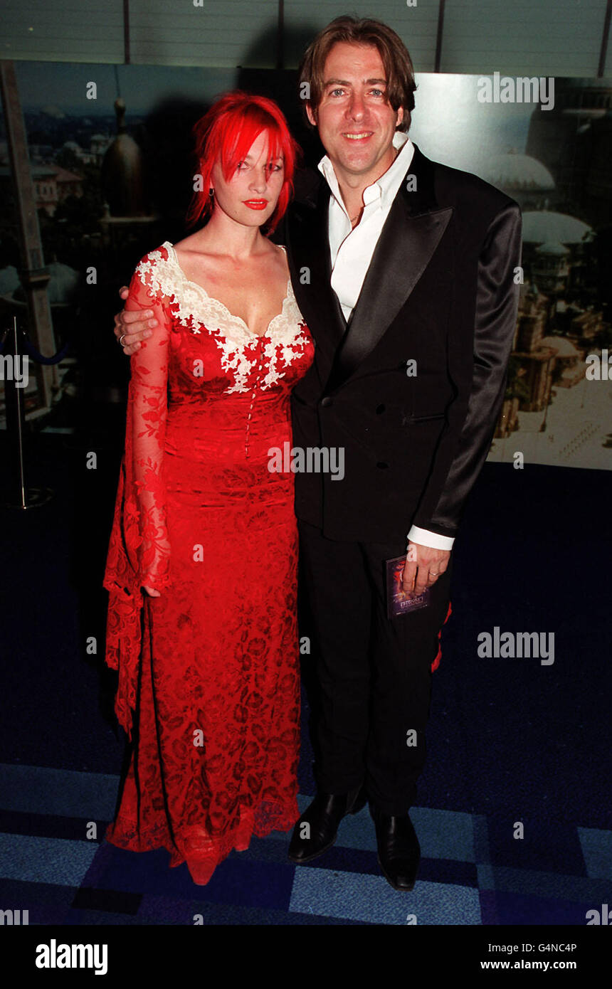 Tv Presenter Jonathan Ross And His Wife High Resolution Stock ...