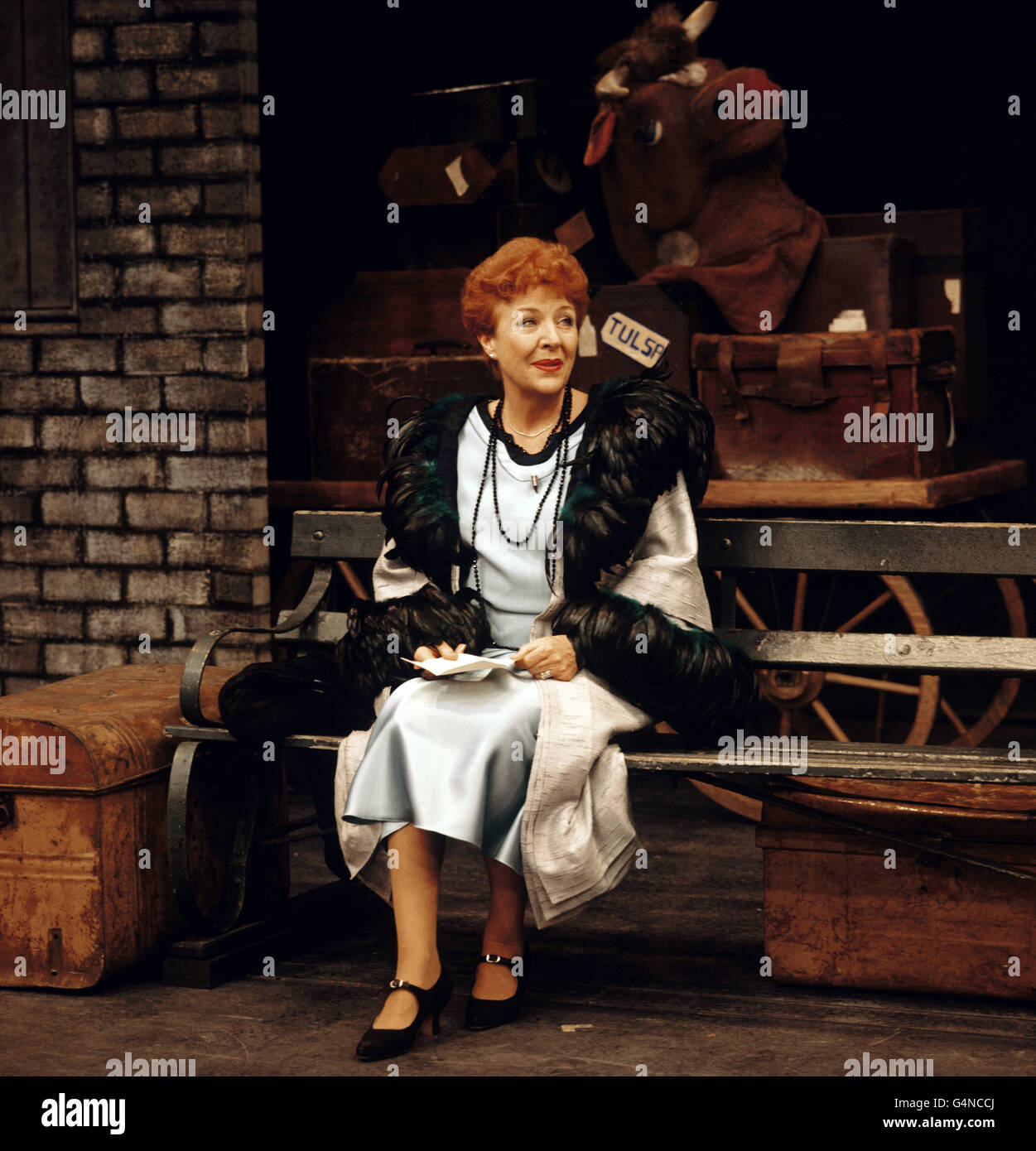Noele Gordon. PA News Photo 27/11/81 Noele Gordon in her role in "Gypsy ...