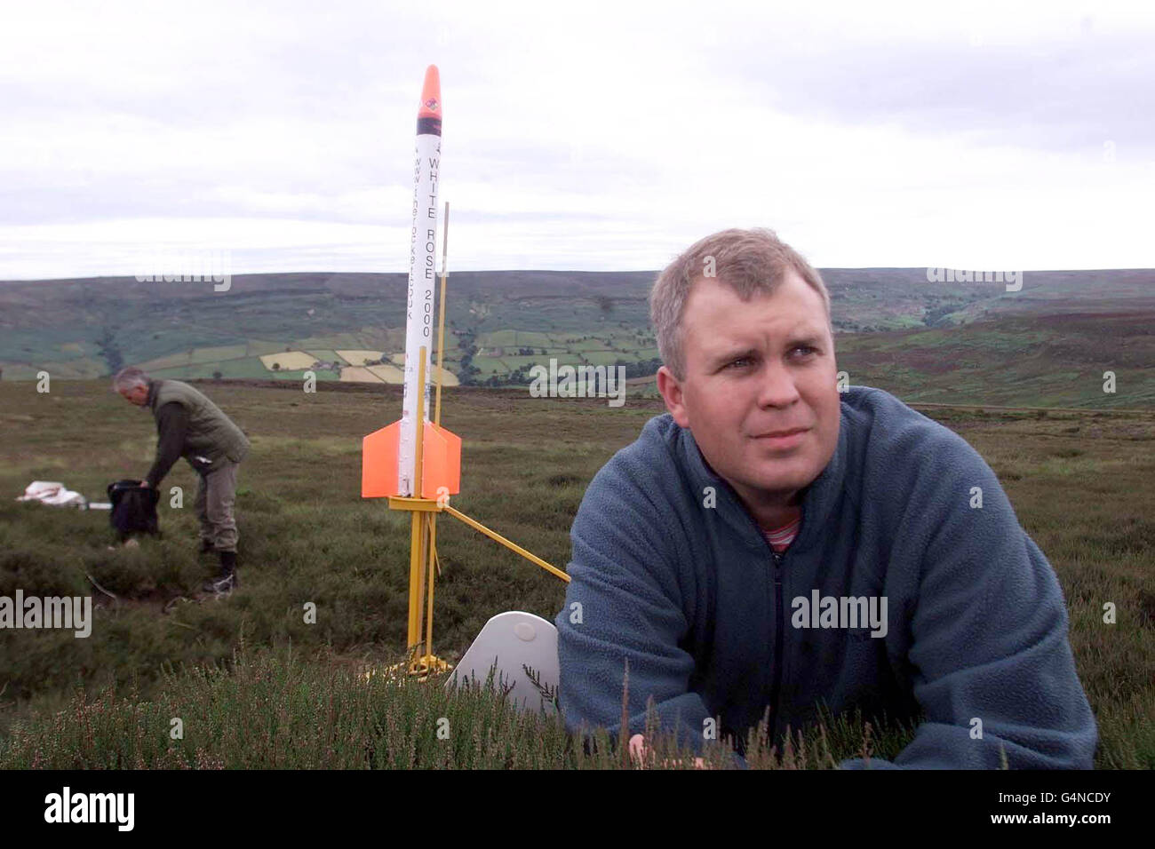 Jago Packer Project Manager (R) and Allan Bullock, an Explosives ...