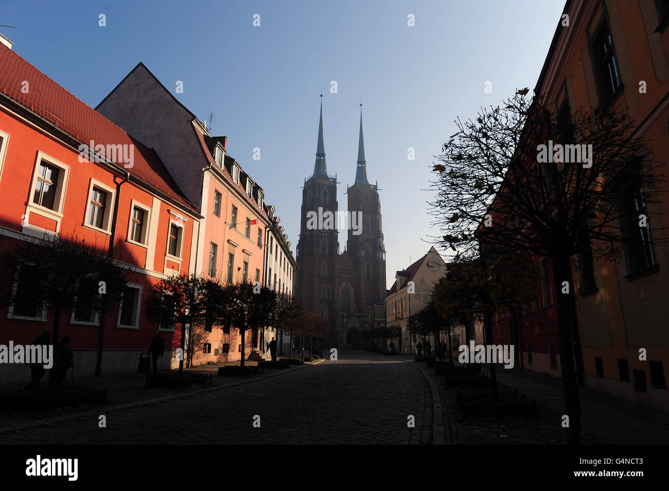 City Views, Wroclaw, Poland. Street view in Wroclaw including Wroclaw ...