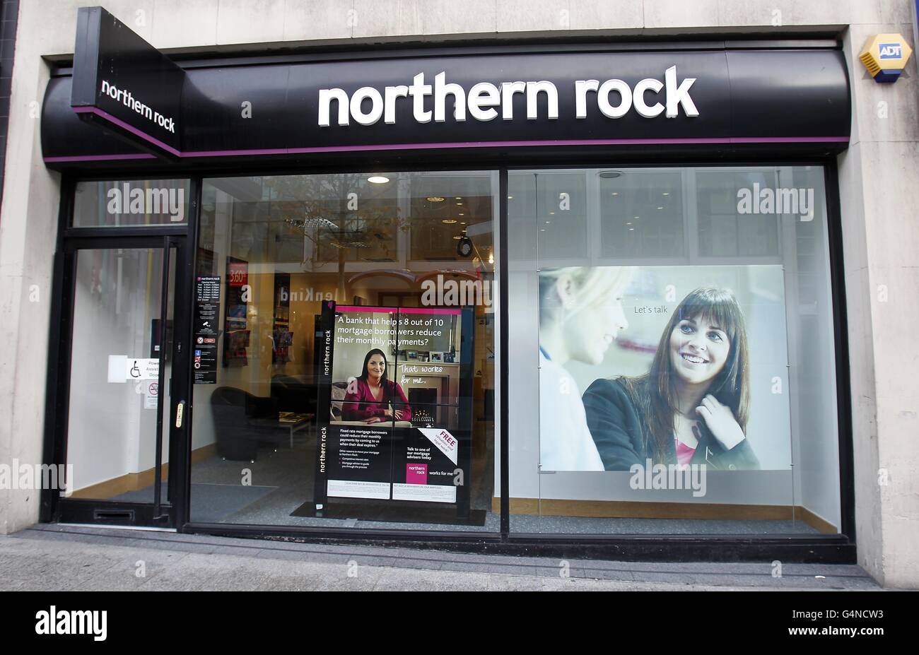 Northern Rock sale Stock Photo - Alamy