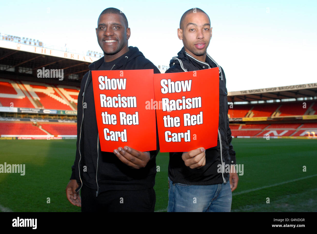 Soccer - Show Racism The Red Card Event - City Ground Stock Photo - Alamy