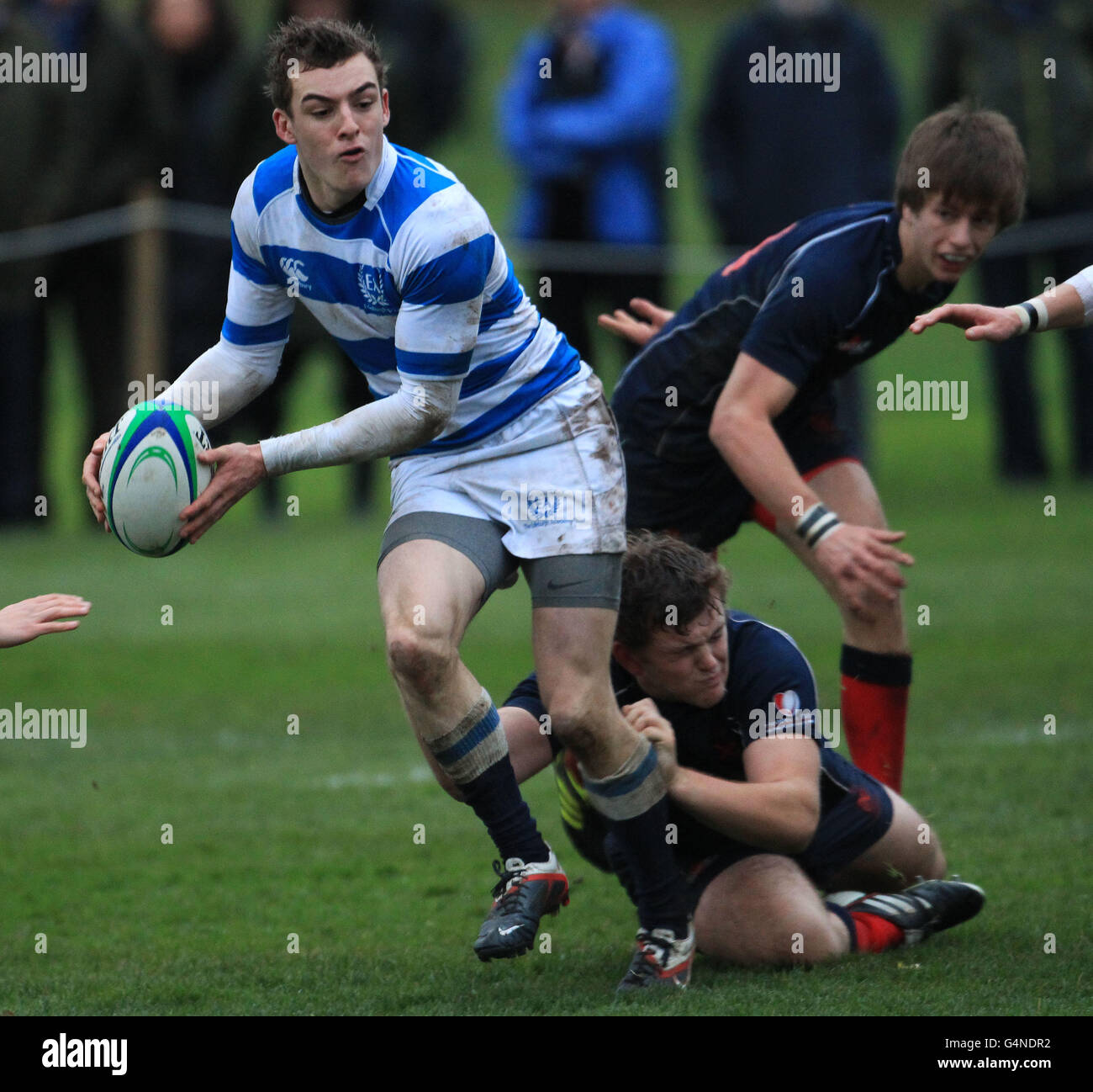 Rugby Union - Brewin Dolphin Semi Final - Merchiston Castle School v ...