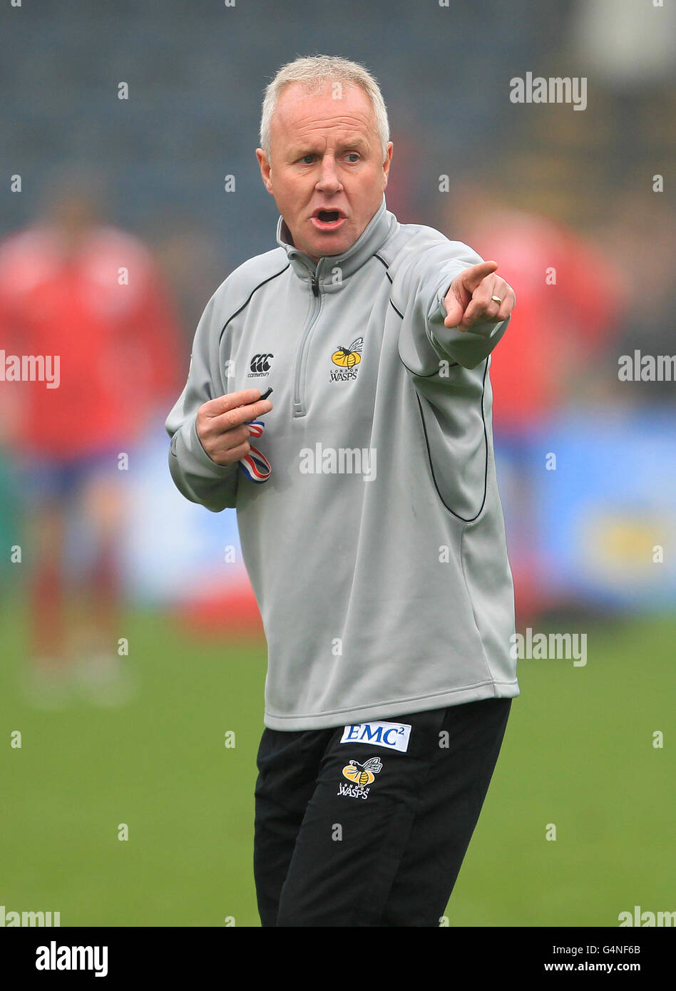 London wasps backs coach paul turner hi-res stock photography and ...