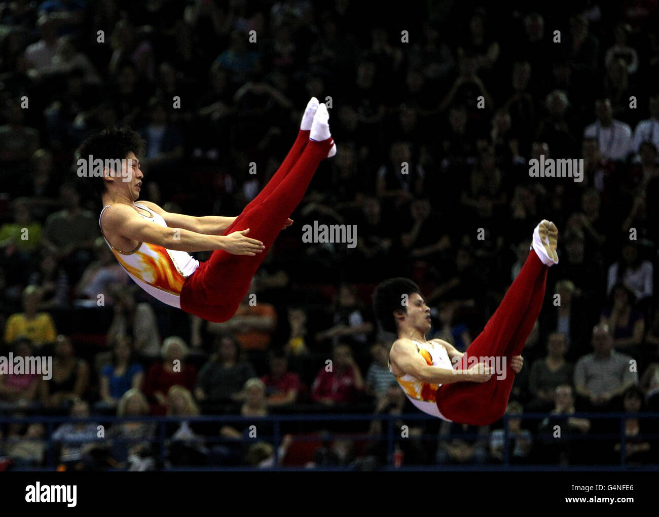 Japans yasuhiro ueyama and takashi sakamoto hi-res stock photography ...