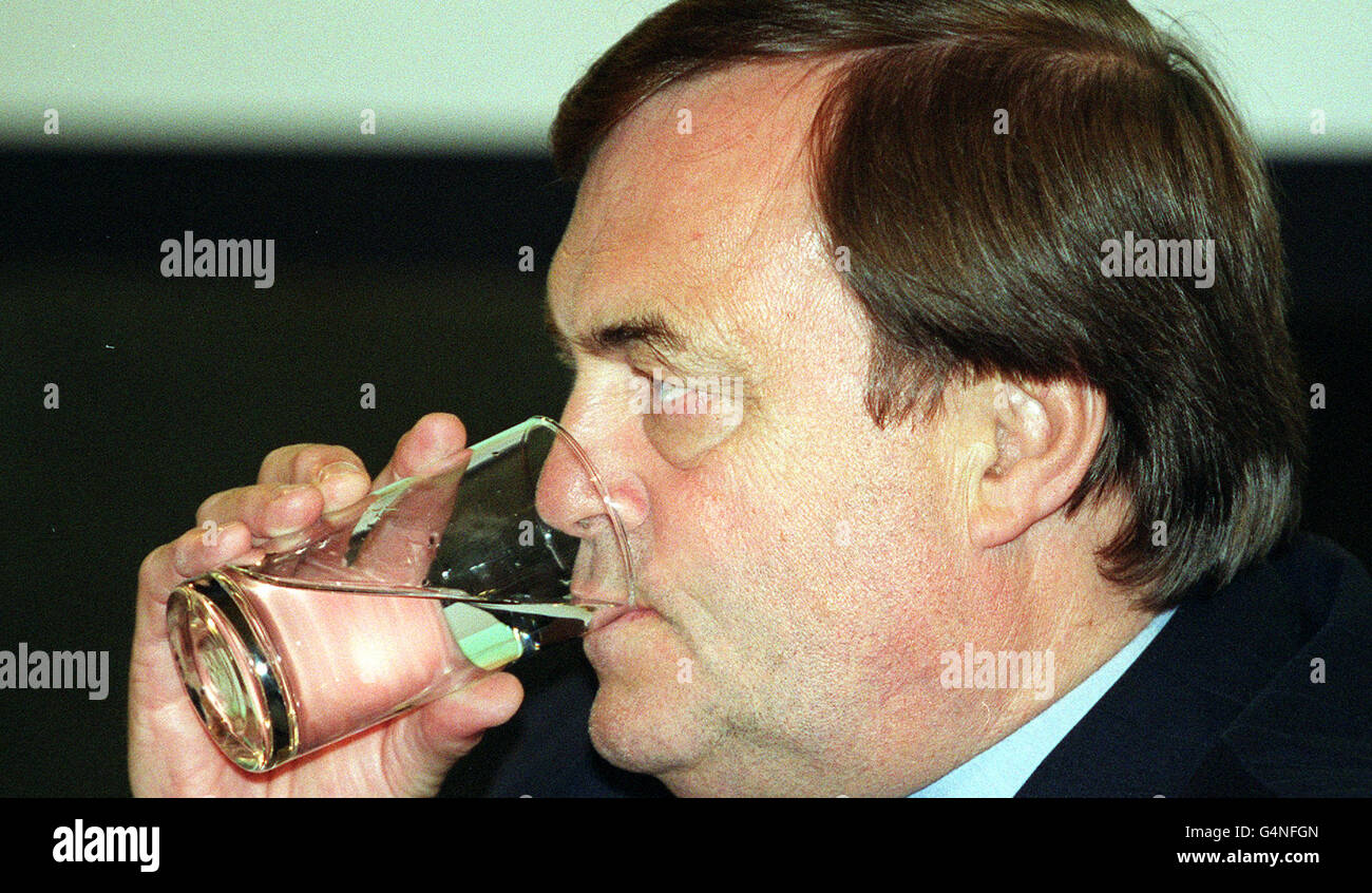 Deputy PM John Prescott during the Office of Water Services (OFWAT ...