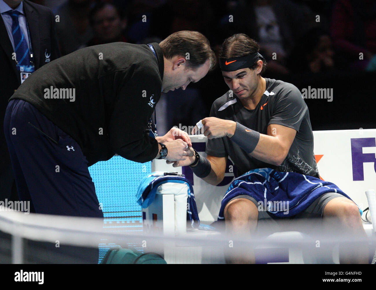Tennis - Barclays ATP World Tennis Tour Finals - Day One - The O2 Arena ...