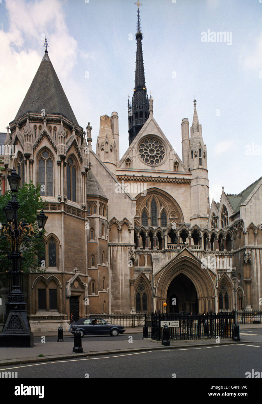 A general view of The Royal Courts of Justice in The Strand, London ...