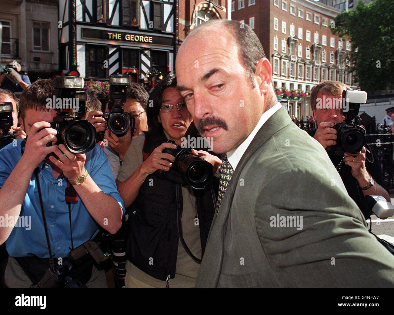 Former Liverpool Goalkeeper Bruce Grobbelaar With His Wife Debbie Stock ...