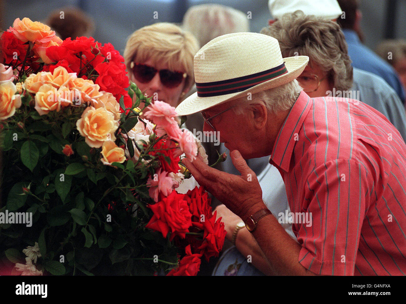 Sandringham Flower Show. Visitors of the Sandringham Flower Show Stock ...