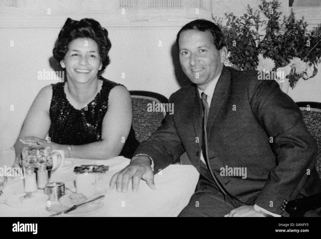 Basil D'Oliveira, the South African born cricketer, is shown here with ...