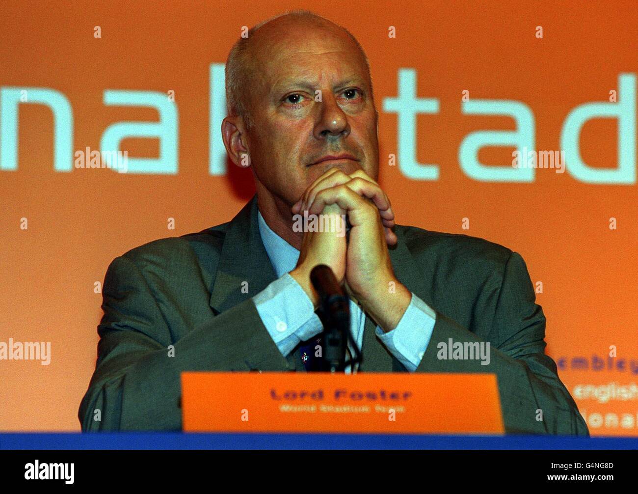 Architect Lord Foster told a press conference at Wembley Stadium, that ...