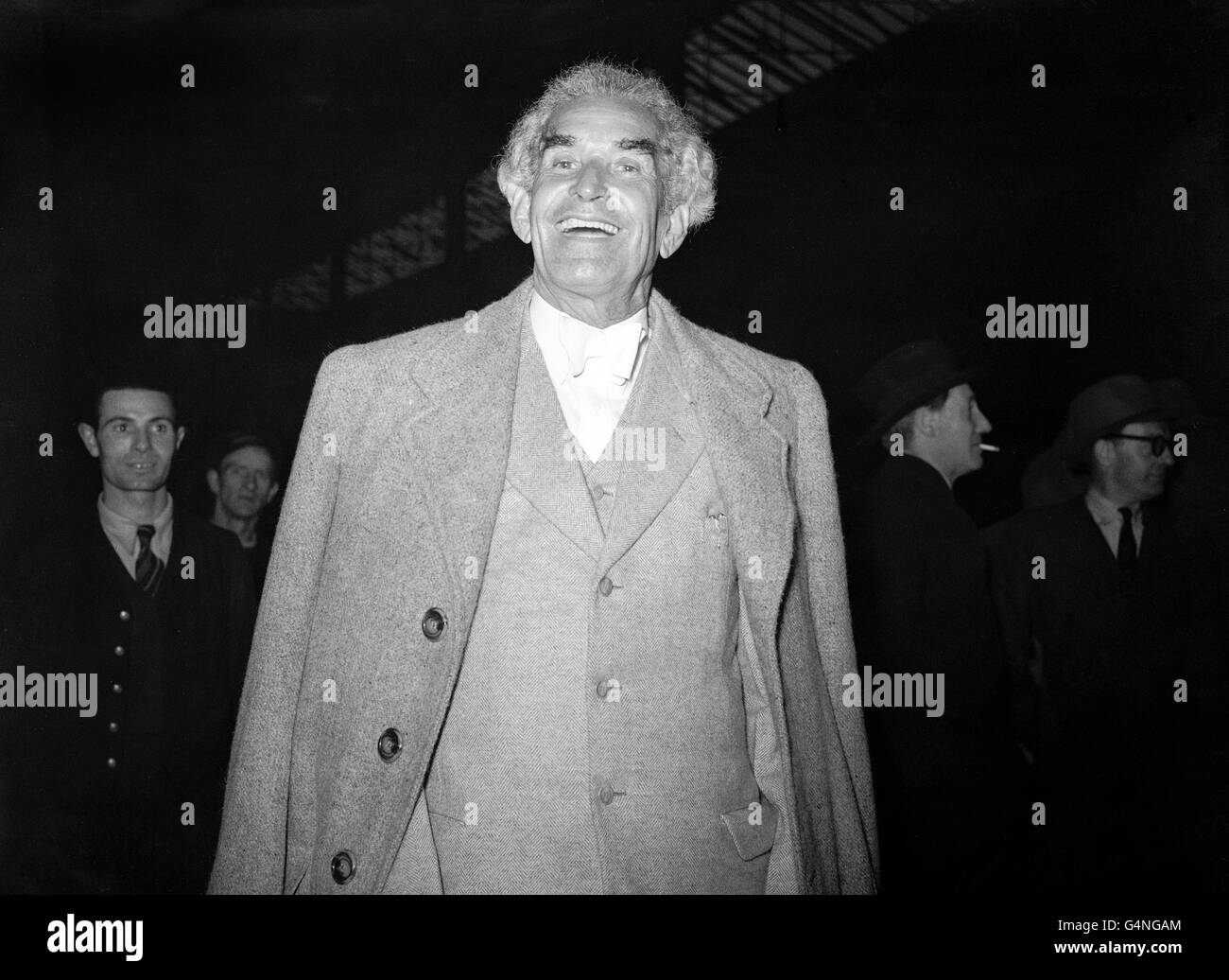 Alexander Bustamante, leader of the Jamaican Labour Party and Minister ...