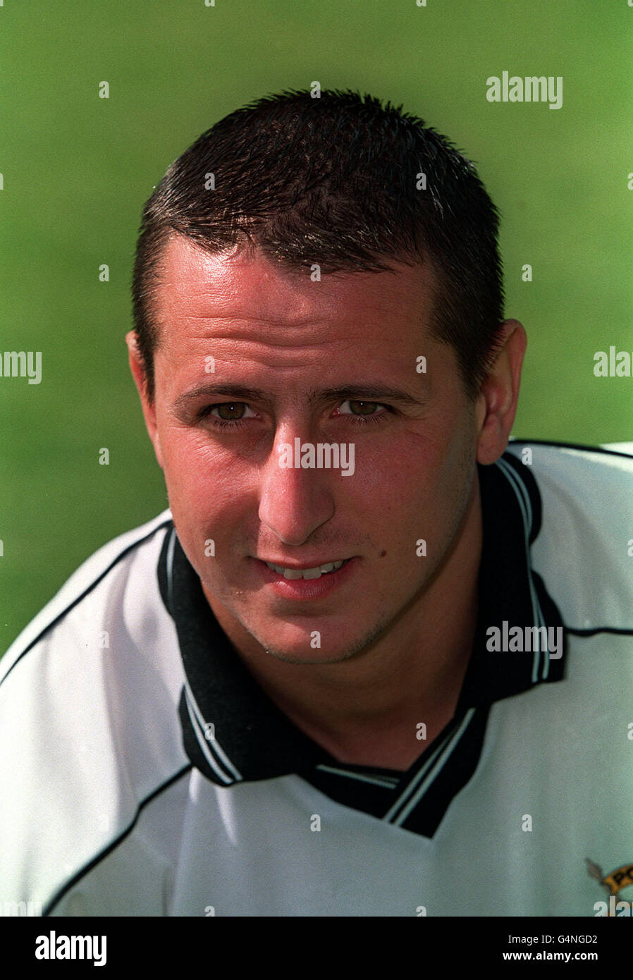 Carl Griffiths of Port Vale Football Club, at the Vale Park Stadium ...