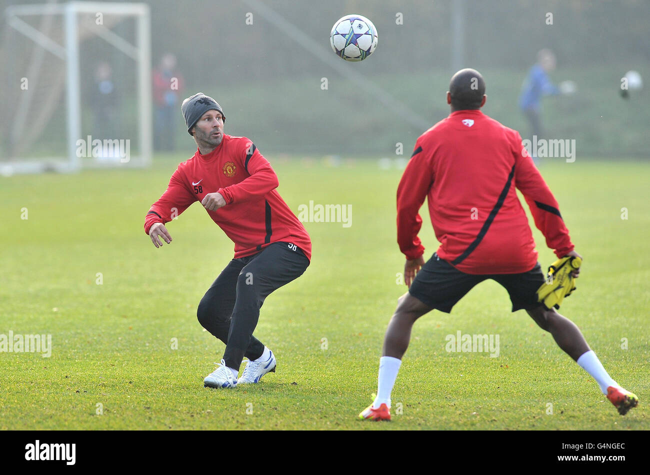 Carrington training ground united hi-res stock photography and images ...