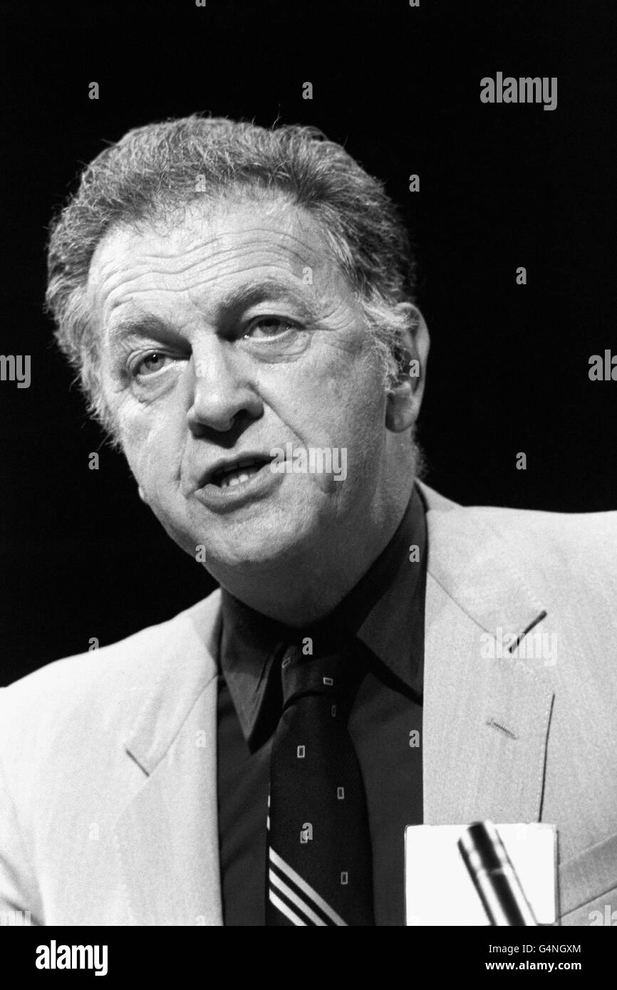 Left-winger Ken Gill, General Secretary of the AUEW's TASS section and ...