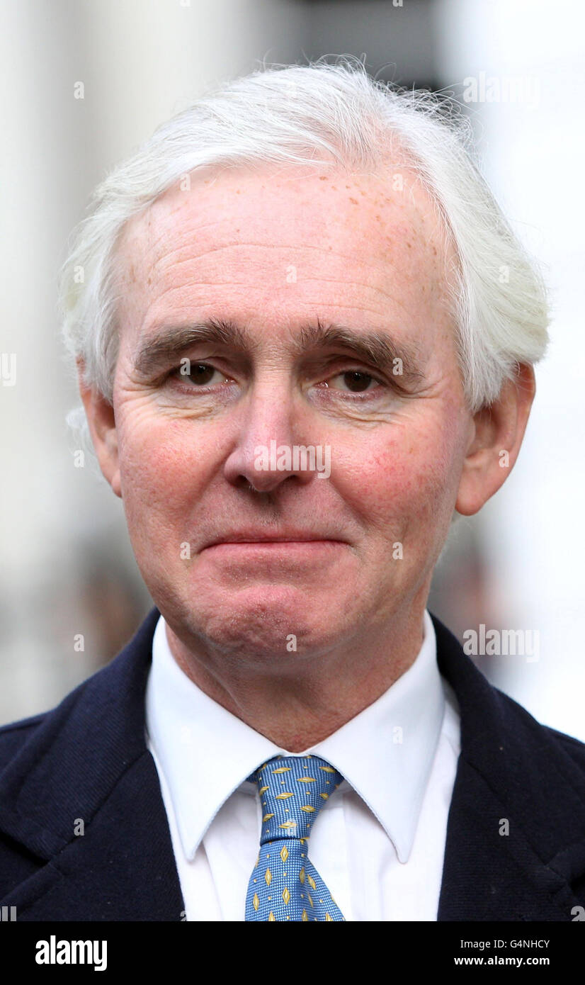 Tom Rowland arrives at the High Court in London to give evidence to the ...