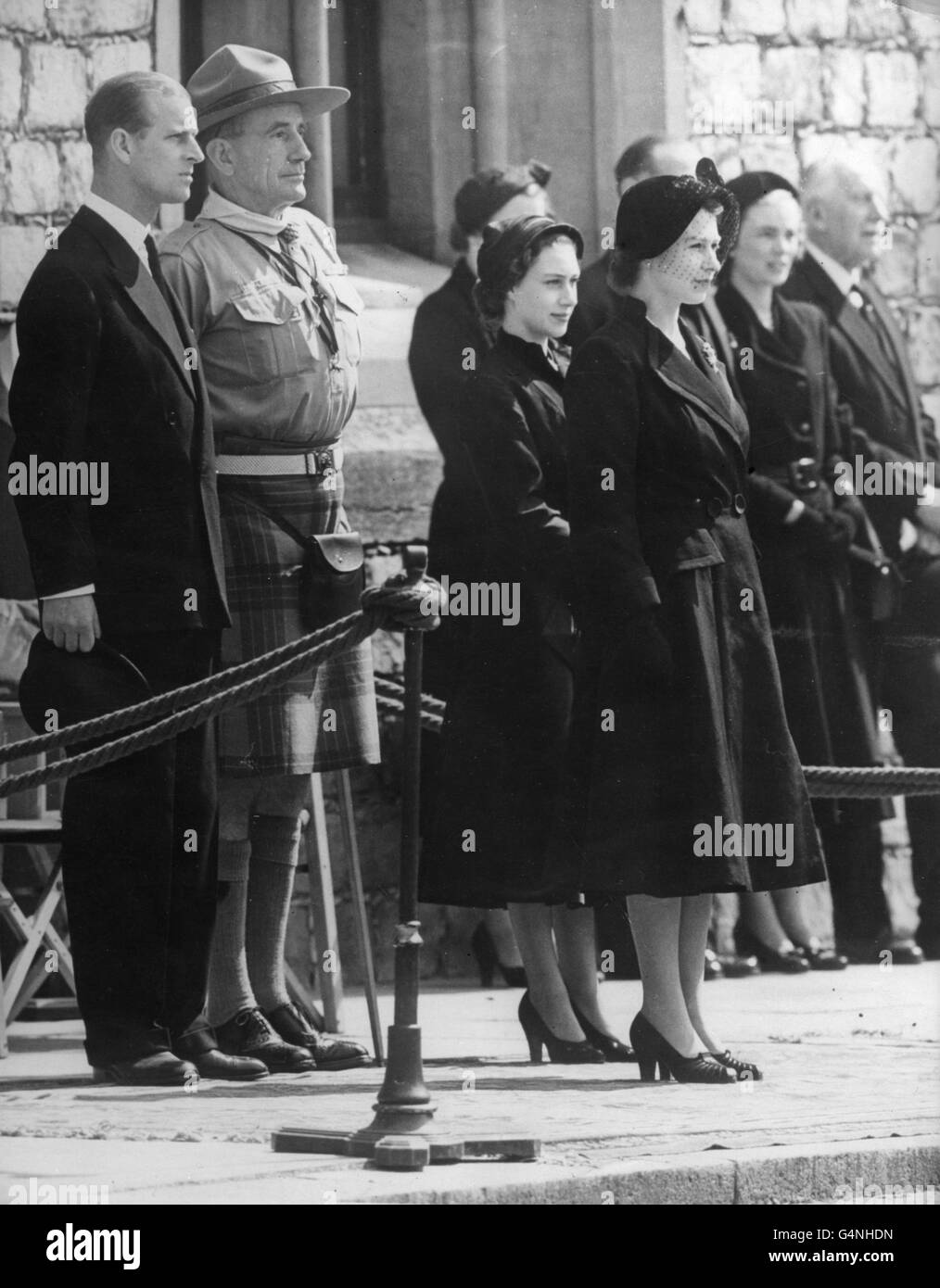 Queen philip kilt hi-res stock photography and images - Alamy