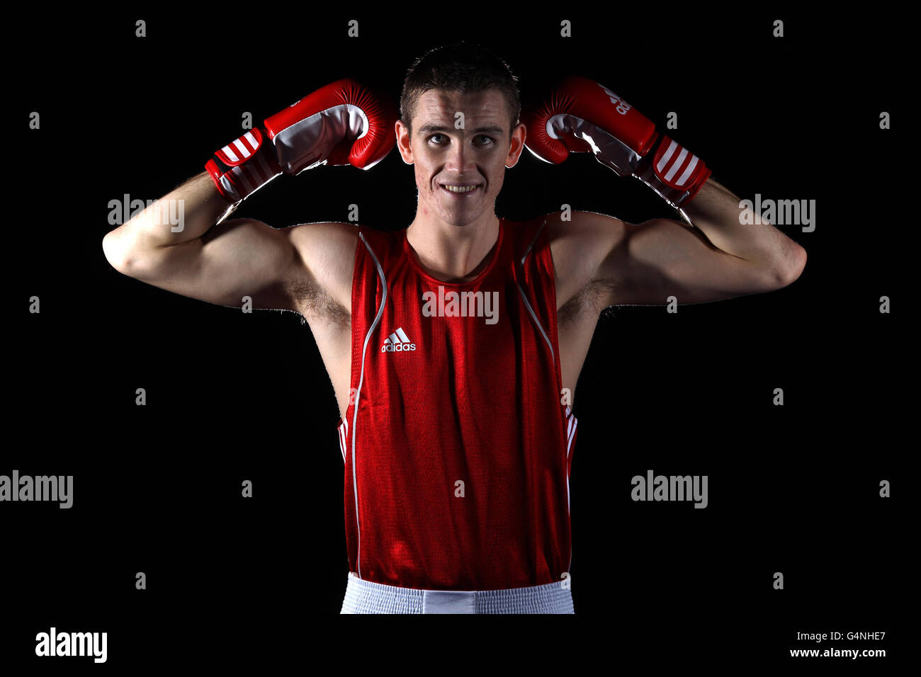 Great Britain boxer Callum Smith from Liverpool poses for photographers ...