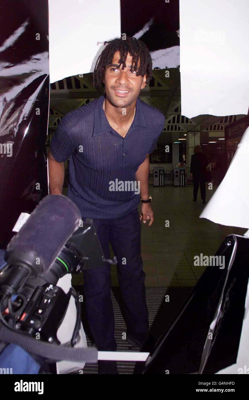 Newcastle United football manager Ruud Gullit opens the new Newcastle ...