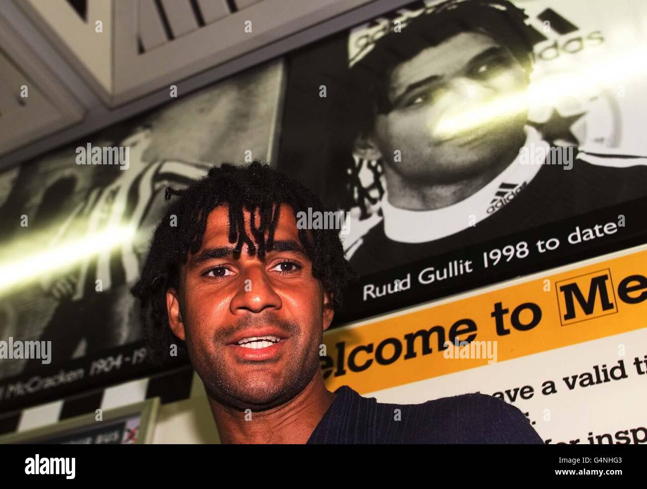 Newcastle United football manager Ruud Gullit opens the new Newcastle ...