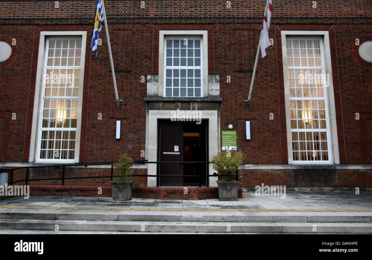 General view of Hatfield Old Court House in the centre of the town in ...