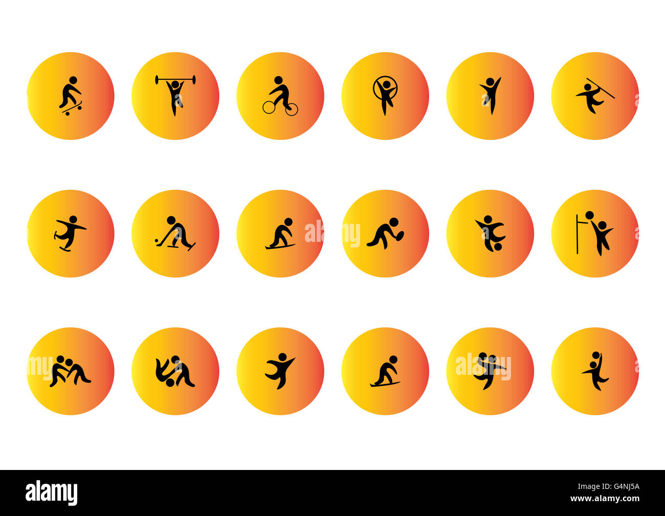 Game web vector icons Cut Out Stock Images & Pictures - Alamy