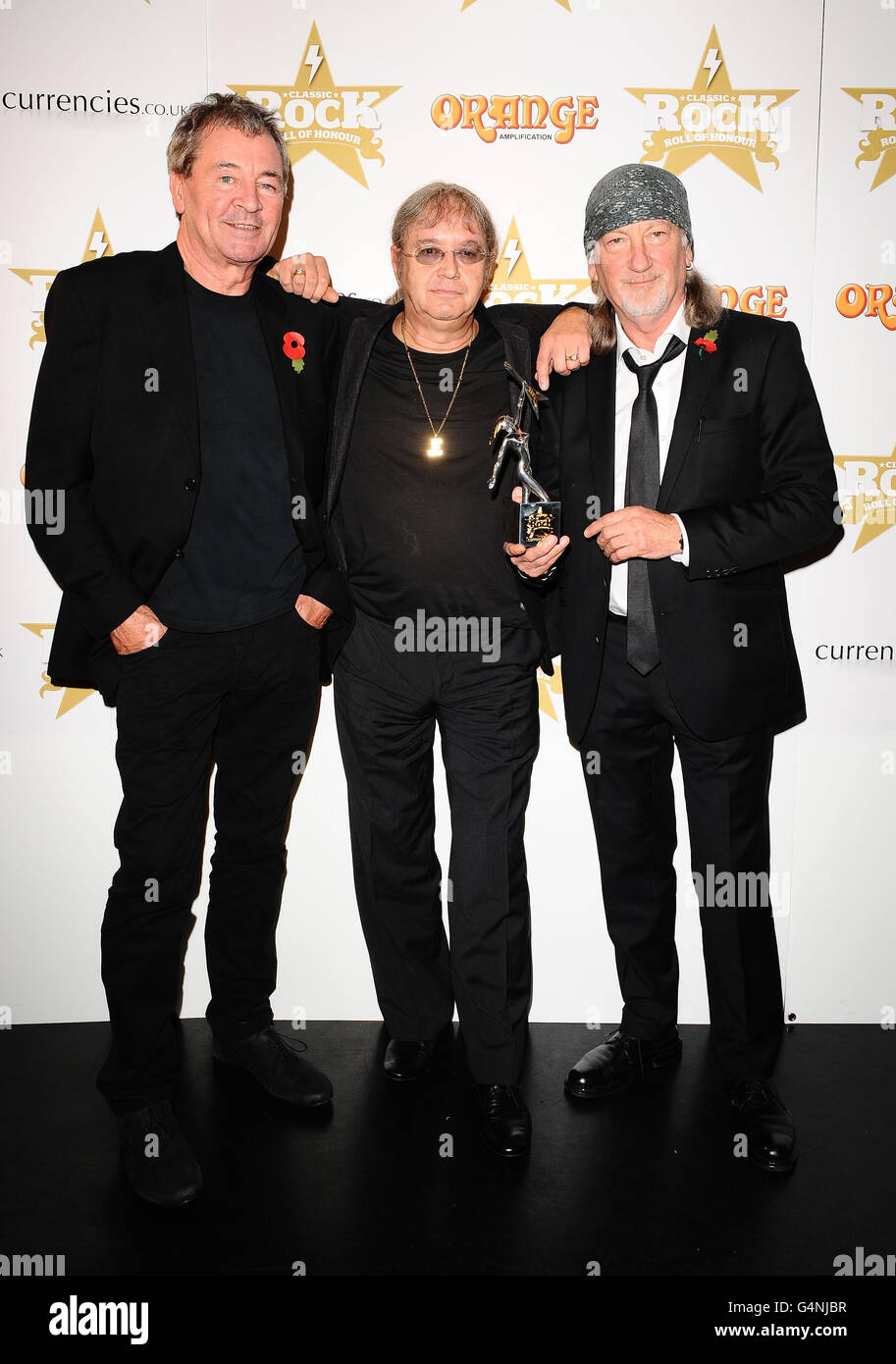 Deep Purple win the Innovator of the Year award at the Classic Rock ...