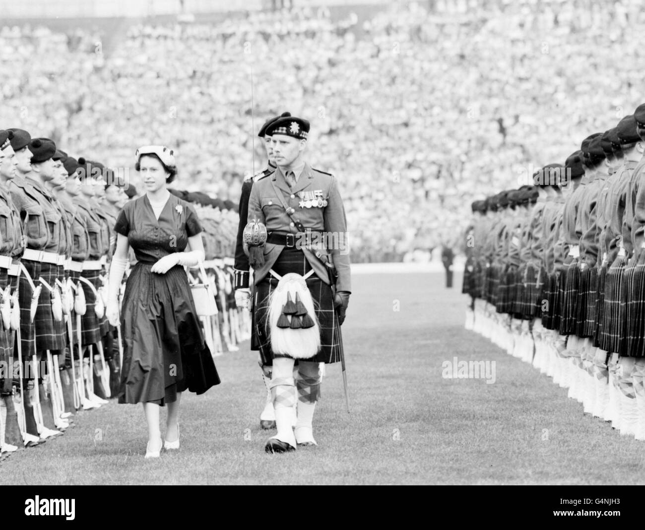 Royalty - Queen Coronation Visit to Scotland - Campden Park, Glasgow ...