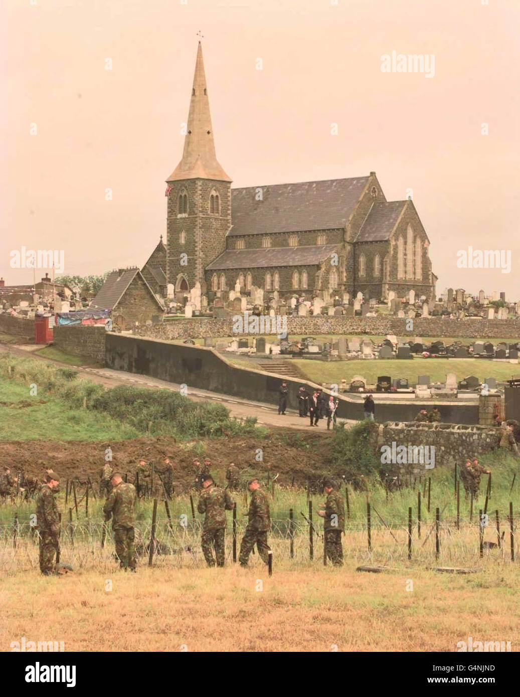 Drumcree defences hi-res stock photography and images - Alamy