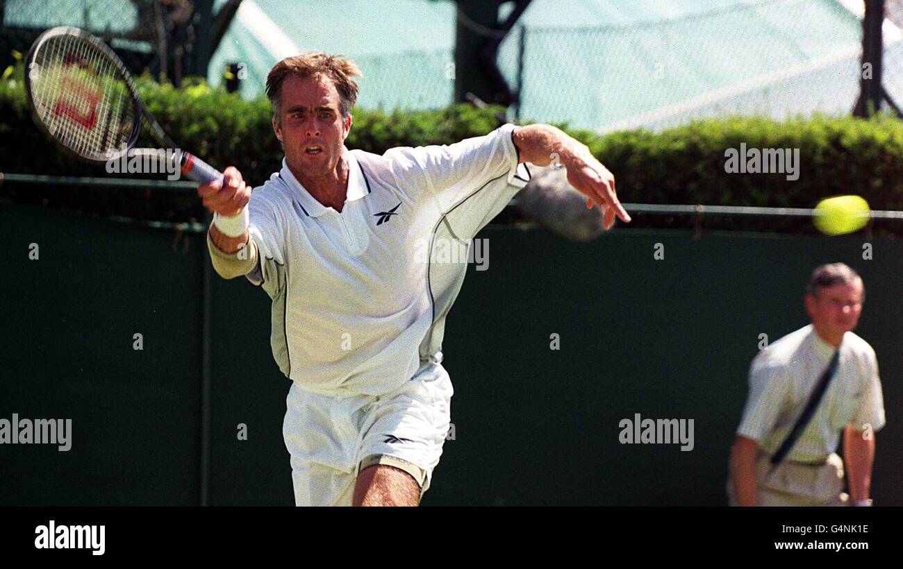 No Commercial Use: Todd Martin of America in action during his quarter ...