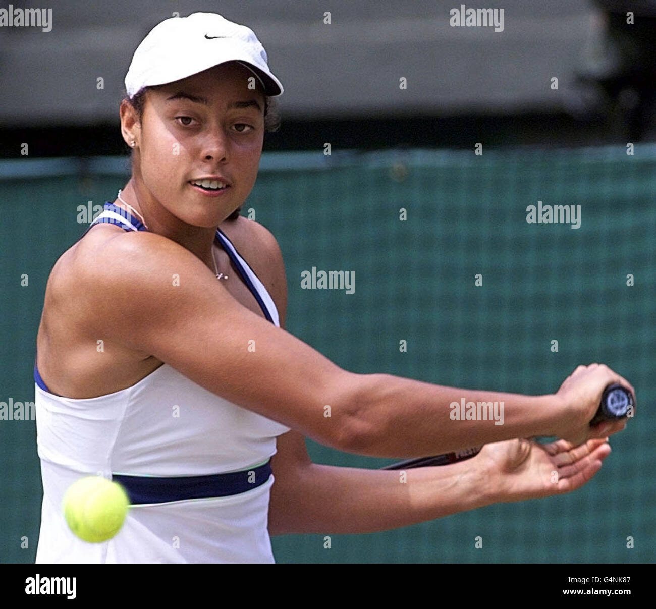 TENNIS Wimbledon Stevenson 2. No Commercial Use. Alexandra Stevenson of ...