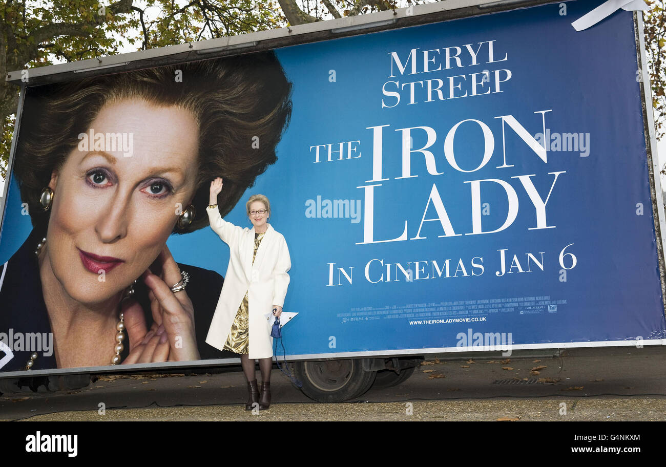 'The Iron Lady' Poster Launch - London Stock Photo - Alamy