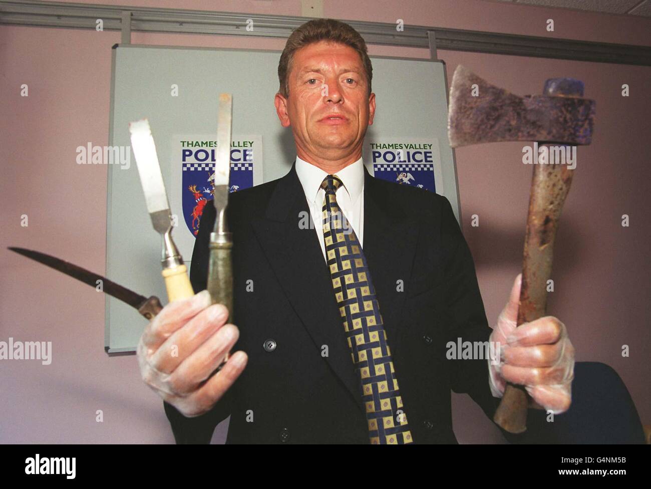 Detective superintendent trevor davies of thames valley police hi-res ...