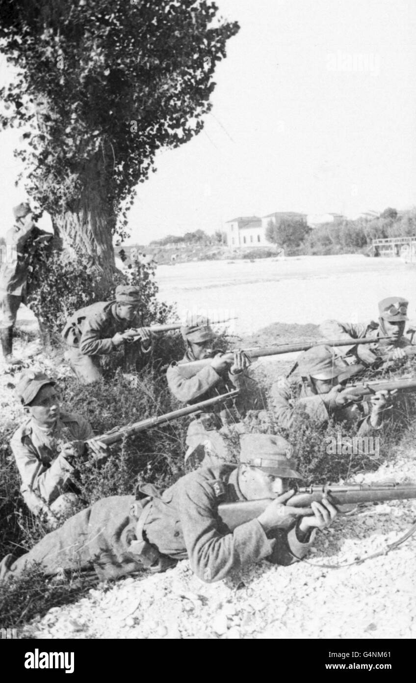 World War 1/ Italian Troops Stock Photo - Alamy