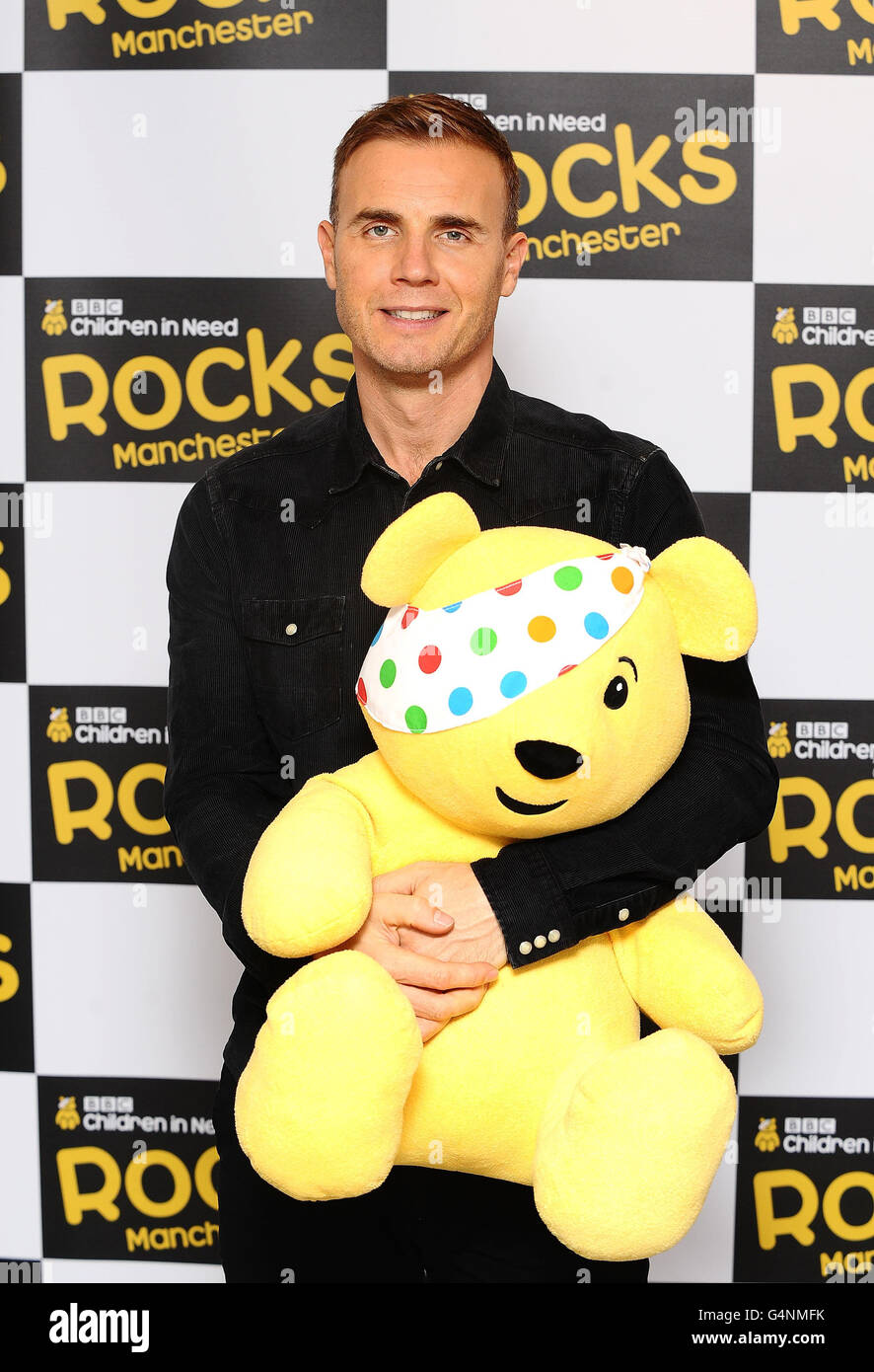 Manchester Rocks for Children in Need Launch - London Stock Photo - Alamy
