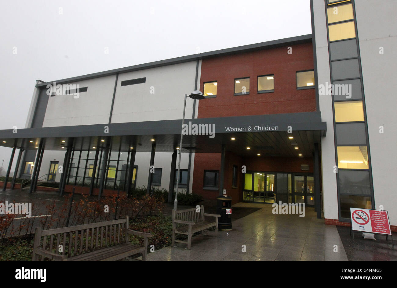 Pictured is general views of the Forth Valley Royal Hospital in Larbert ...