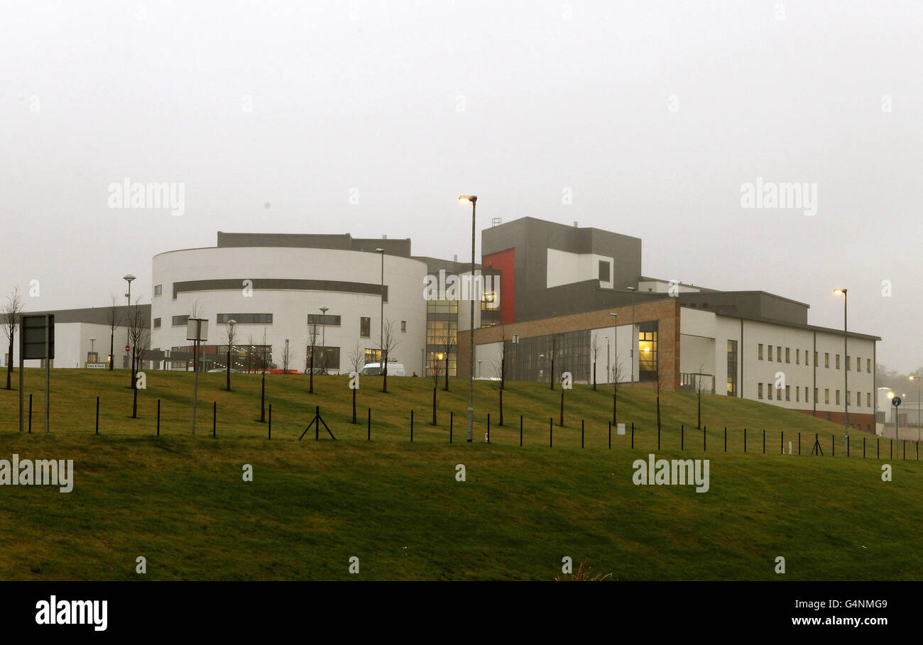Pictured is general views of the Forth Valley Royal Hospital in Larbert ...