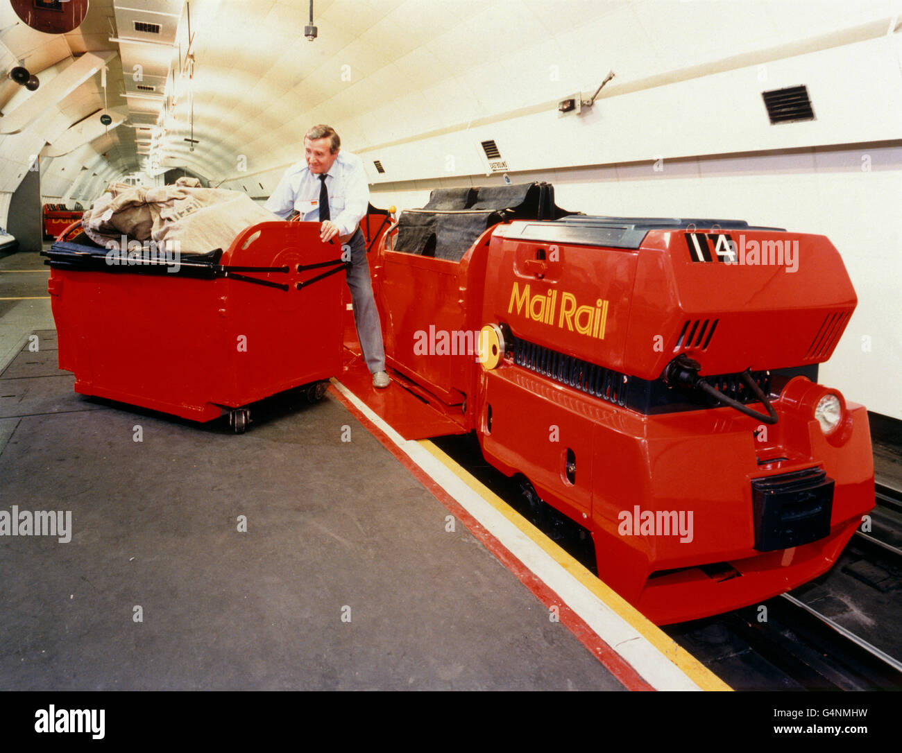 British rail mail train hi-res stock photography and images - Alamy