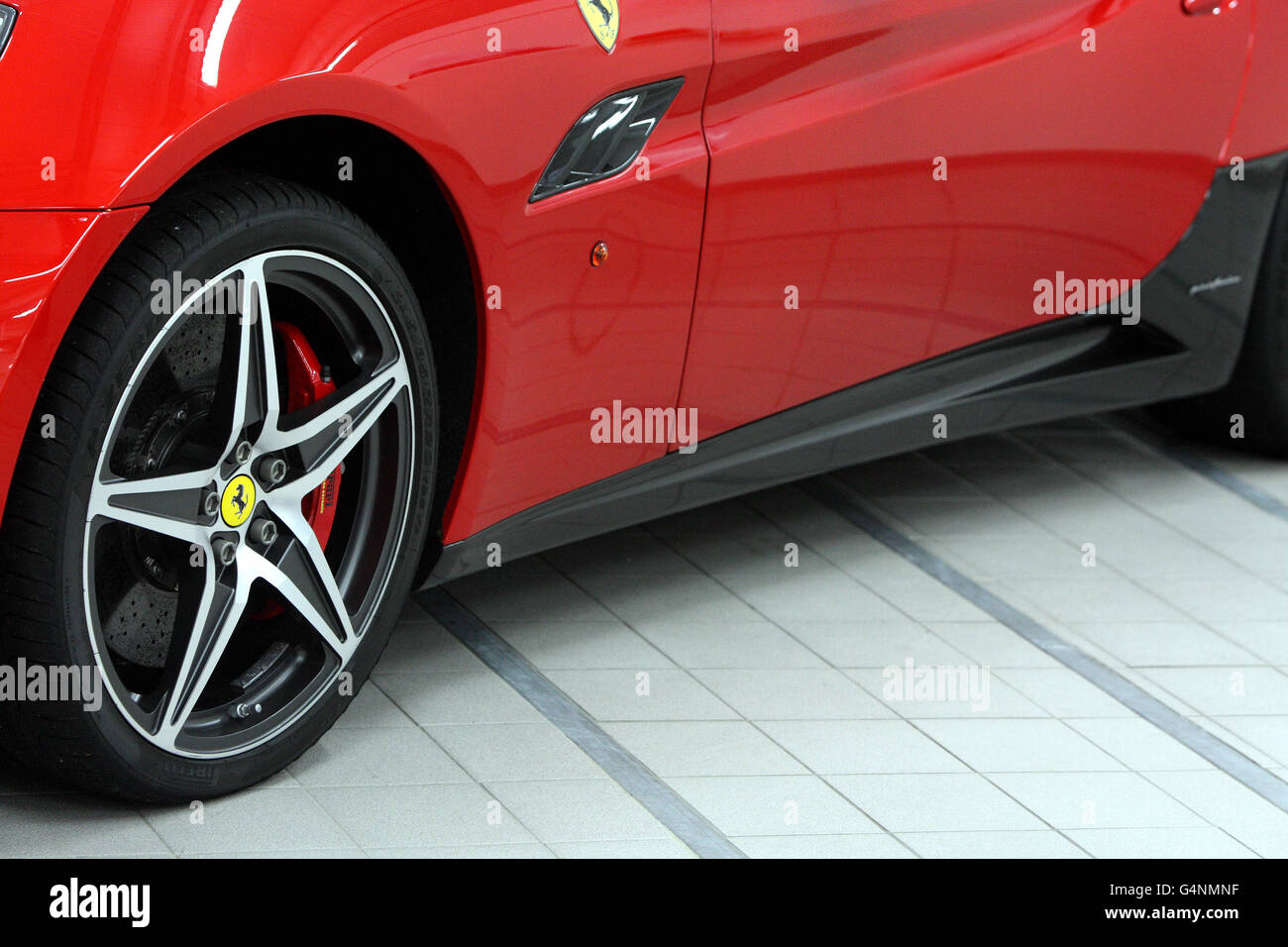 A 2011 Ferrari Pininfarina California Design Studio edition on display ...