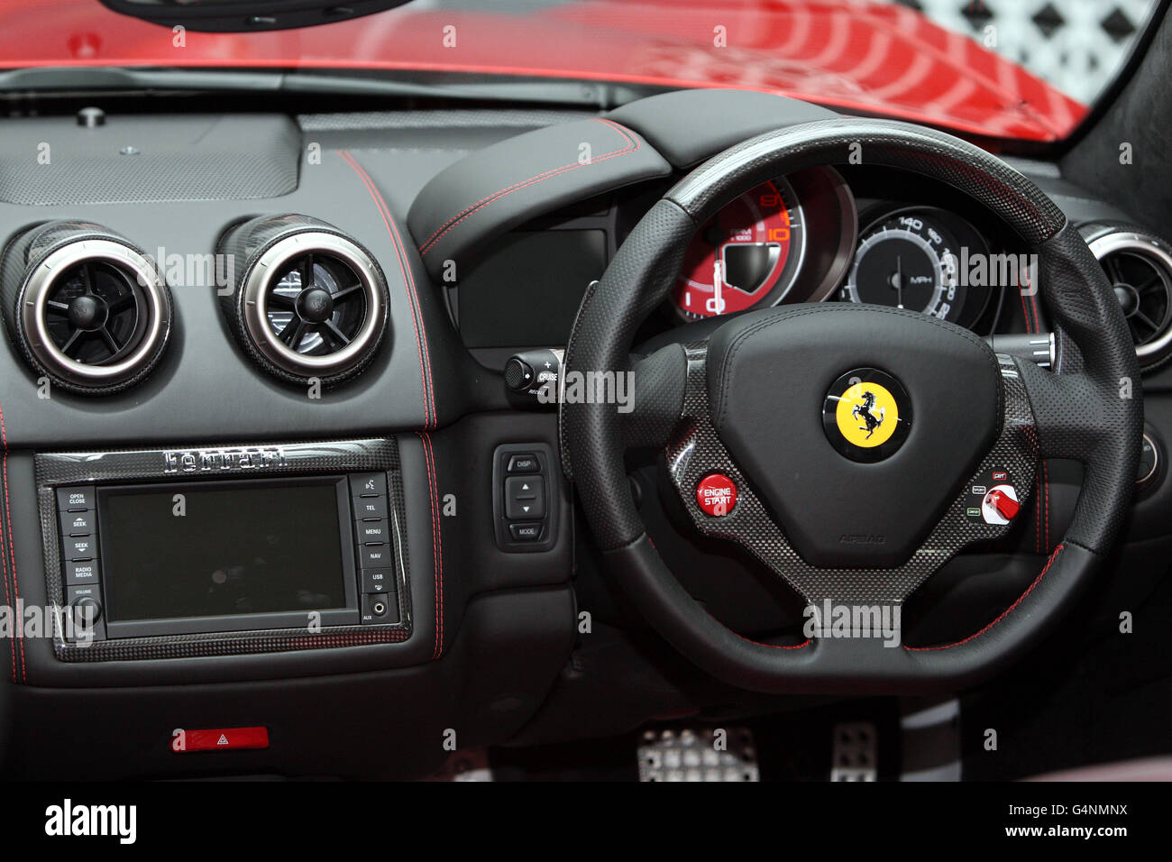 A view inside a 2011 Ferrari Pininfarina California Design Studio ...