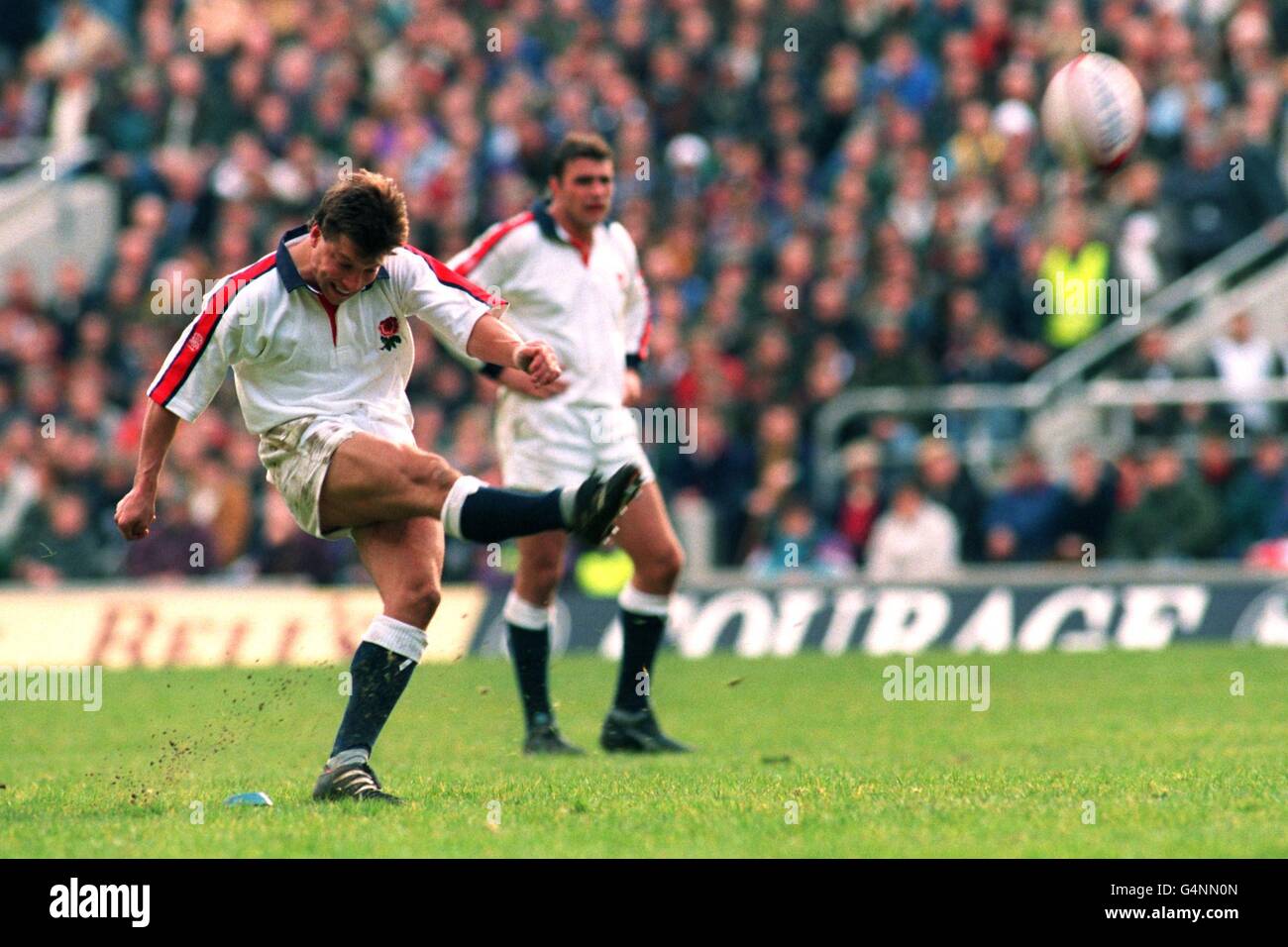 Rugby Union - Five Nations - England v Scotland. England's Rob Andrew ...