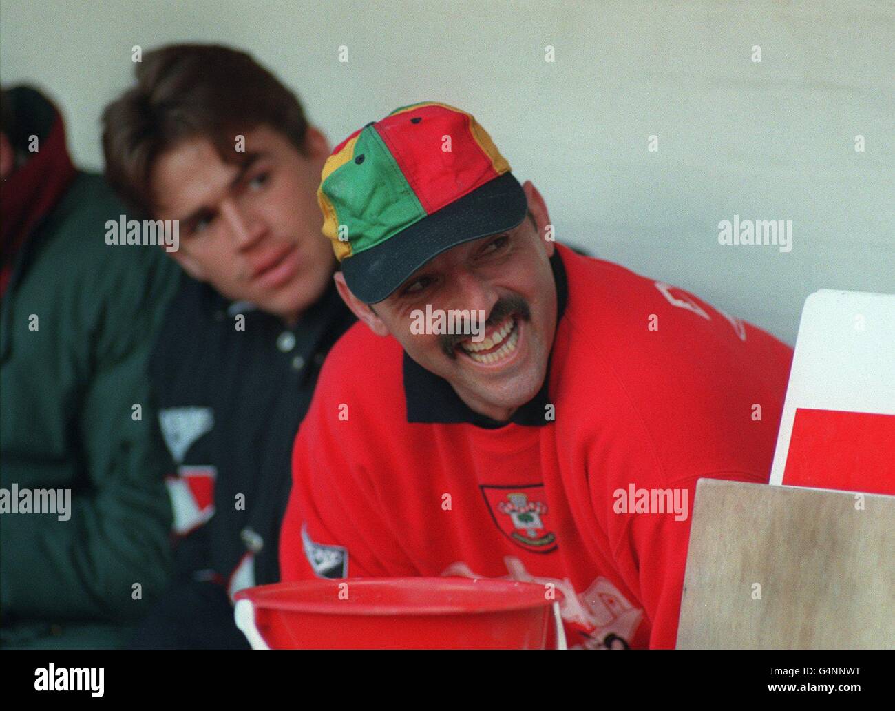 Jokes in dug out nottingham forest nf v soton hi-res stock photography ...