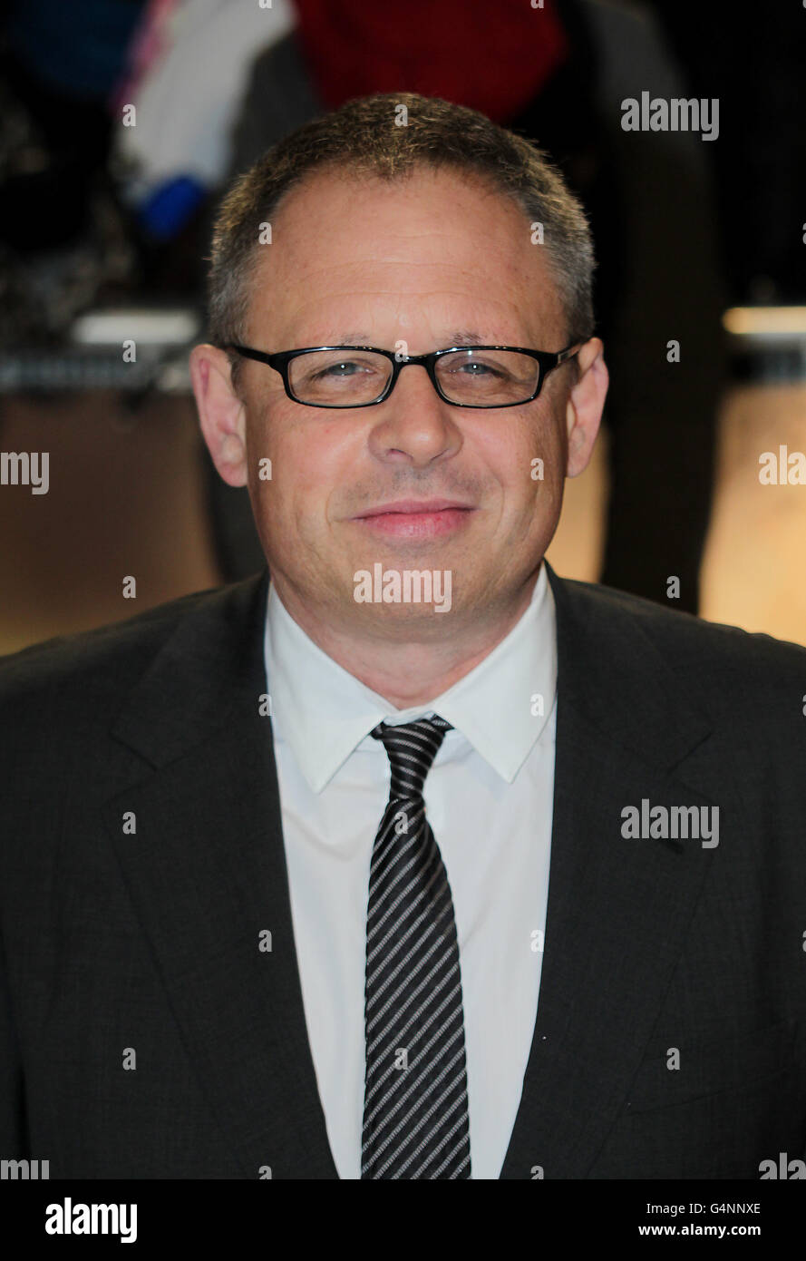 Bill Condon arriving for the UK premiere of The Twilight Saga: Breaking ...