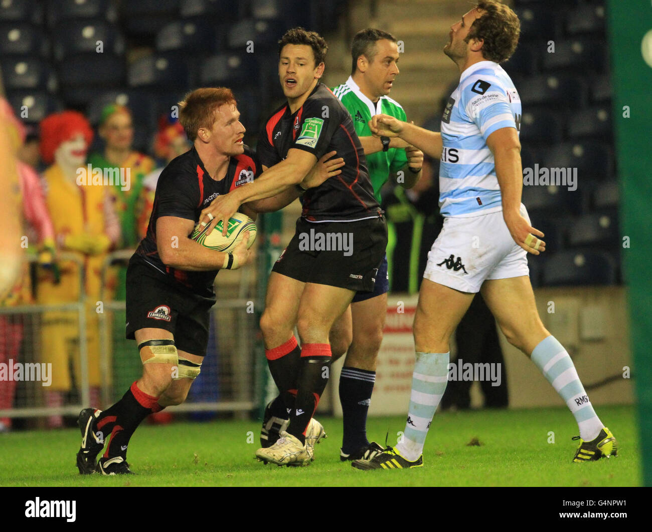 Rugbyu heineken full length celebrating mangrr hi-res stock photography ...
