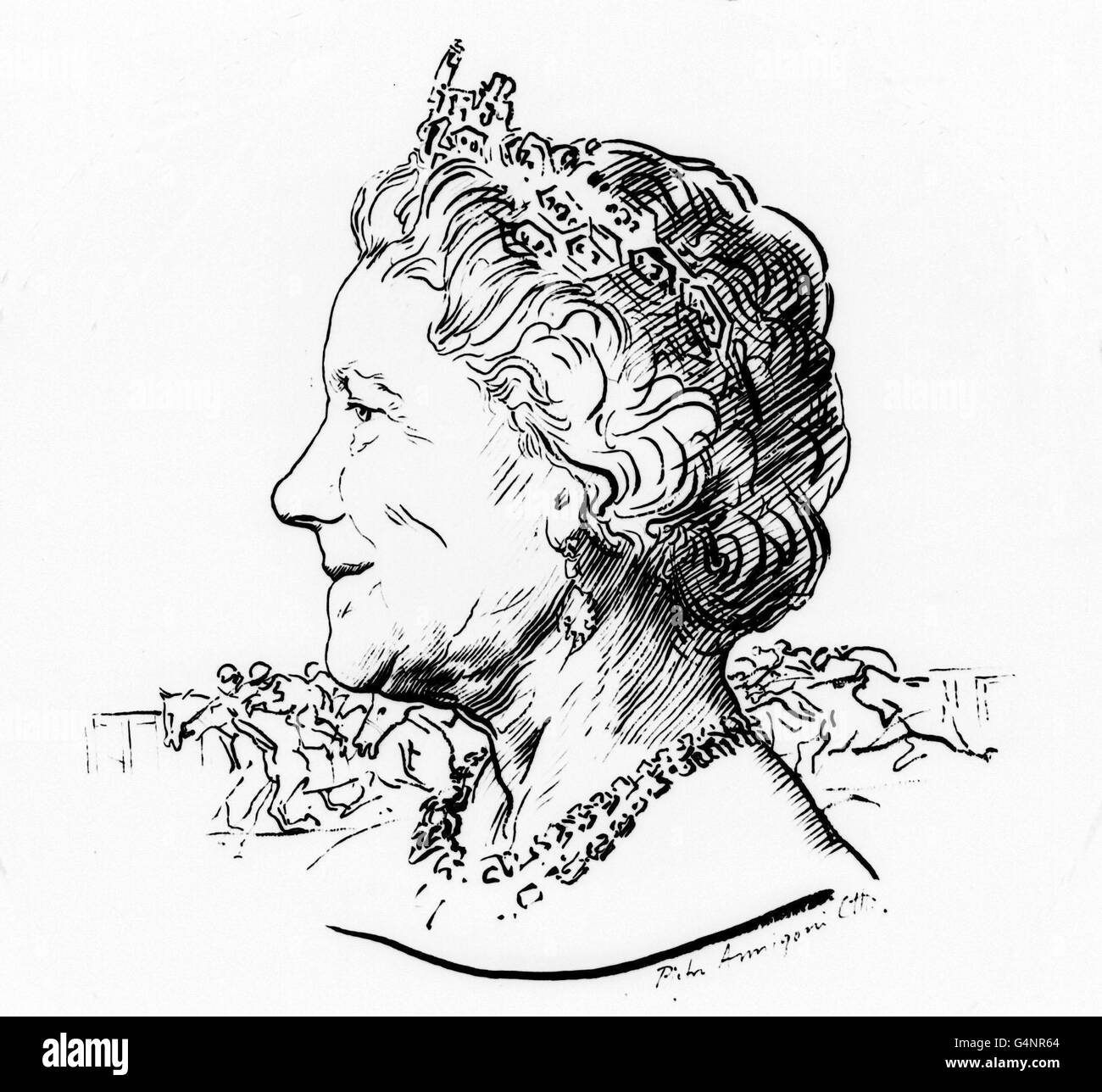 Annigoni Queen High Resolution Stock Photography and Images - Alamy