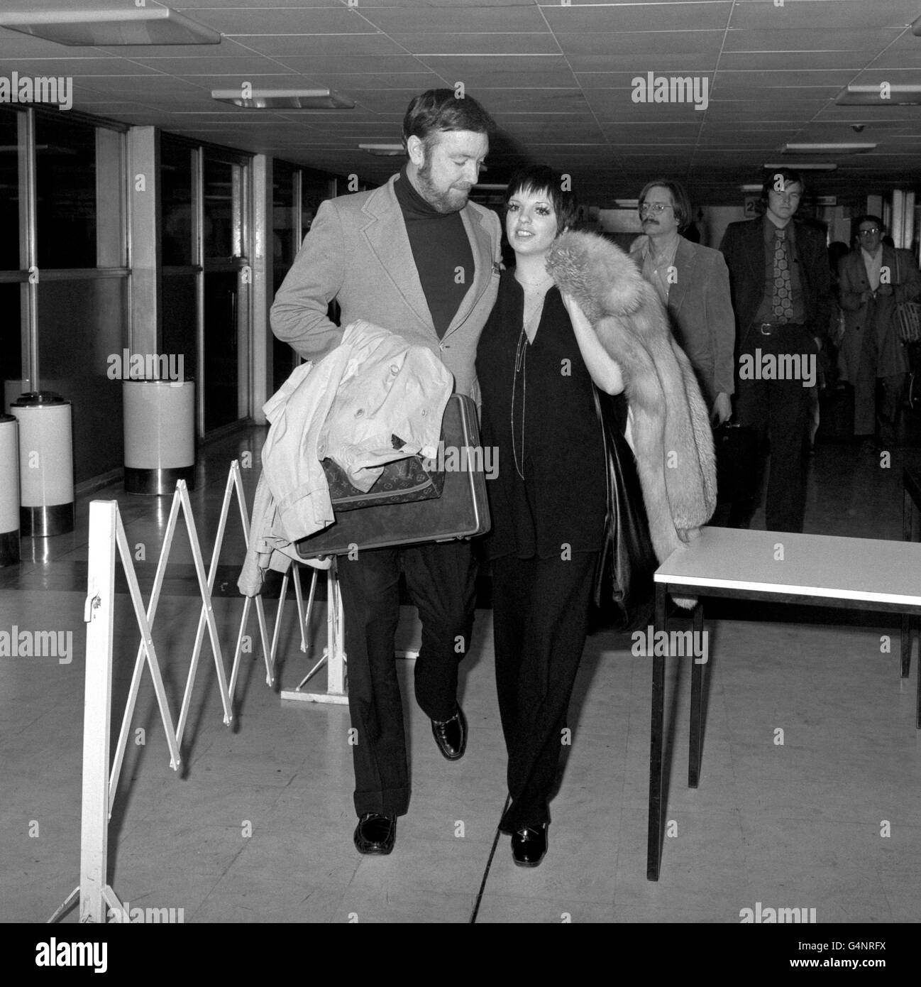 American singer actress liza minnelli her husband jack haley jnr hi-res ...