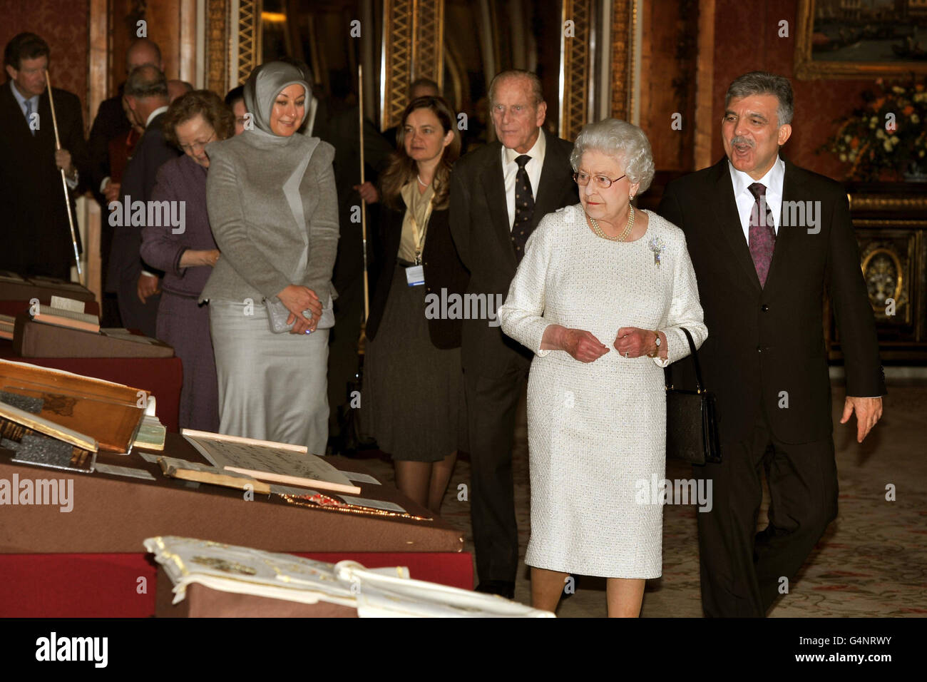 Tour exhibition turkish artefacts royal collection hi-res stock ...